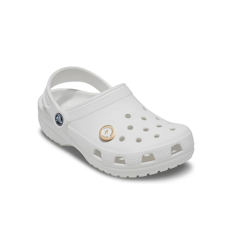 Crocs Jibbitz Charm METAL GOLD LETTER Q • Authentic Jibbitz NWT (RARE ...