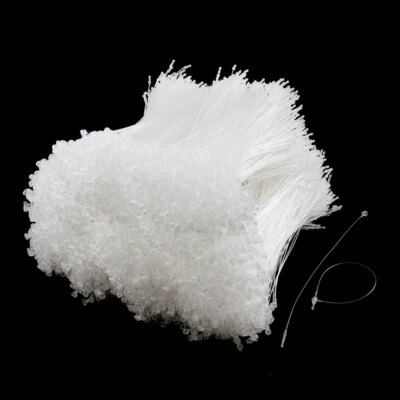 Plastic Snap Lock Pin Security Loop Tag Fasteners White 5" 5000 Pcs | eBay