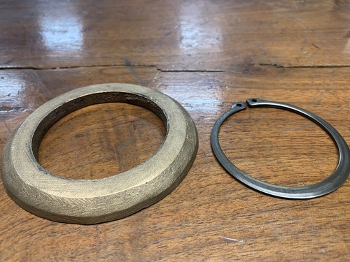 AMMCO BRAKE LATHE FRONT BOOT RETAINING RING + Snap Ring Ammo 3000 4000 ...