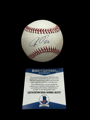 Josh Donaldson Signed MLB Baseball Beckett COA Authentic Autograph Blue ...