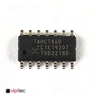 74HCT86 2-Kanal XOR, 4-fach | SMD SO-14 5V TTL 125°C | eBay.de