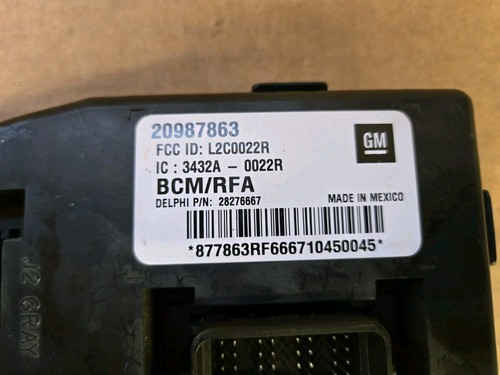 OEM 2009-2012 Colorado Canyon Hummer H3 BCM Body Control Module ...