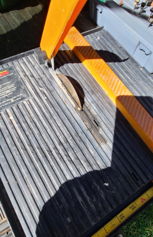 Plasplugs Diamond Wheel Wet Tile Saw Cutter 1/2 HP | eBay