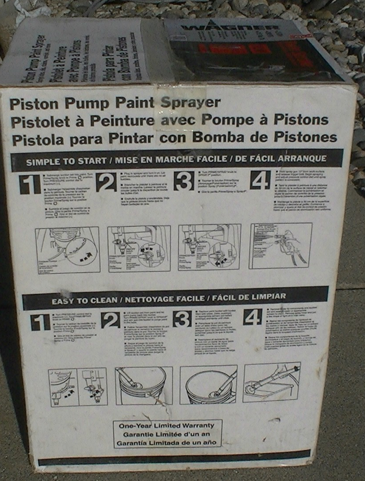 Wagner 1/2 Hp.Twin Stroke Piston Pump Paint Sprayer 9150 | eBay