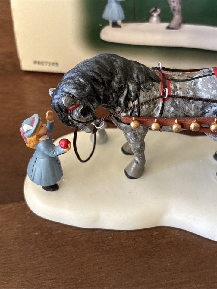 Dept 56 New England Village Series Loading The Cutter For Christmas | eBay
