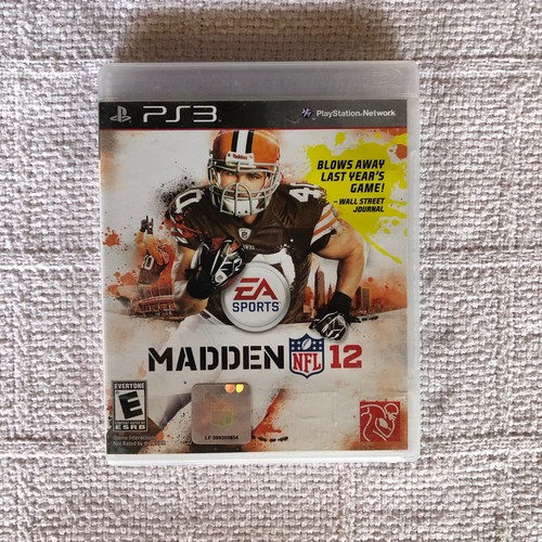Madden NFL 12 PS3 PlayStation 3 Complete CIB EA Sports E for Everyone ...