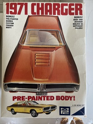 RARE PRE-PAINTED Excellent Condition Vintage MPC 1971 Dodge Charger ...