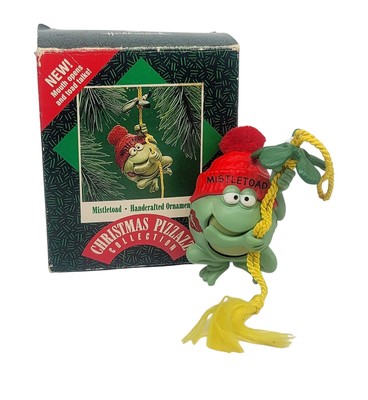 Vtg 1987 MISTLETOAD Hallmark Keepsake Christmas Ornament Pizzazz ...