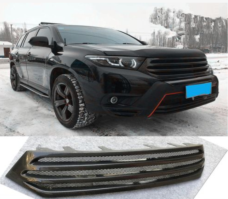 For Toyota Highlander 2012 2013 2014 Black Front Bumper Grille Grill | eBay