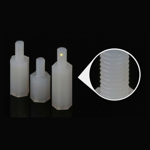 Black/White M2~M5 Hexagonal nylon column Single head isolation column ...