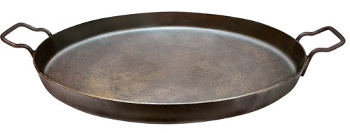 22" Steel Cooking Discada with 1-1/2" Sides and Flat Bottom | eBay