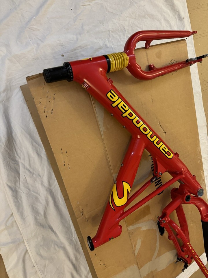 Cuadro Cannondale Súper V 500 26” Fatty EEUU - Shimano Kcnc Hope Lizard ...