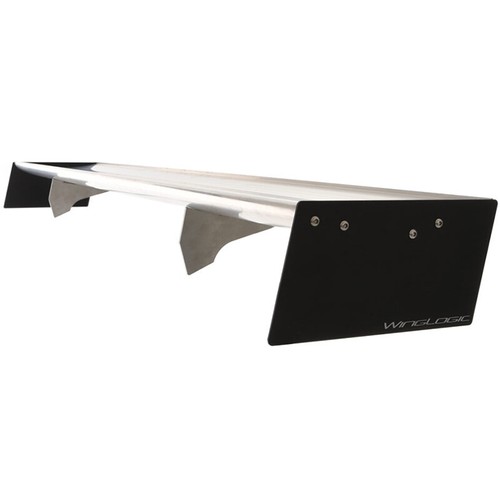 70" Silver Aluminum Rear Wing Spoiler | Adjustable Aerofoil | Bolt-On ...