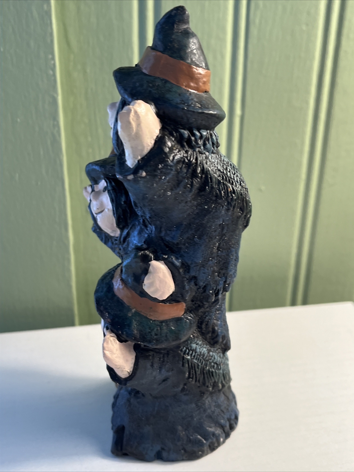 Vintage 6” Tall Halloween Witch Statue Figurine 3 Witches With Broom ...