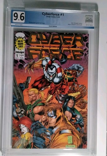 Cyberforce 1 Alt Gold Foil Logo 1993 Top Cow Image | eBay