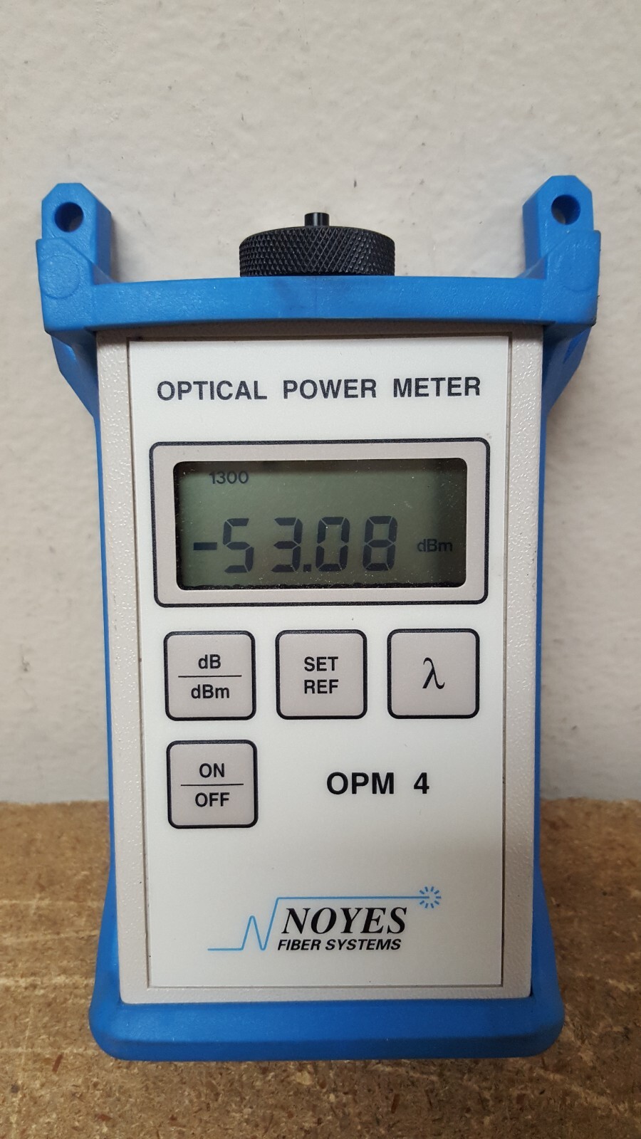 Noyes OPM4 Fiber Optic Power Meter OPM 4-2 w/ Protective Rubber (Powers ...