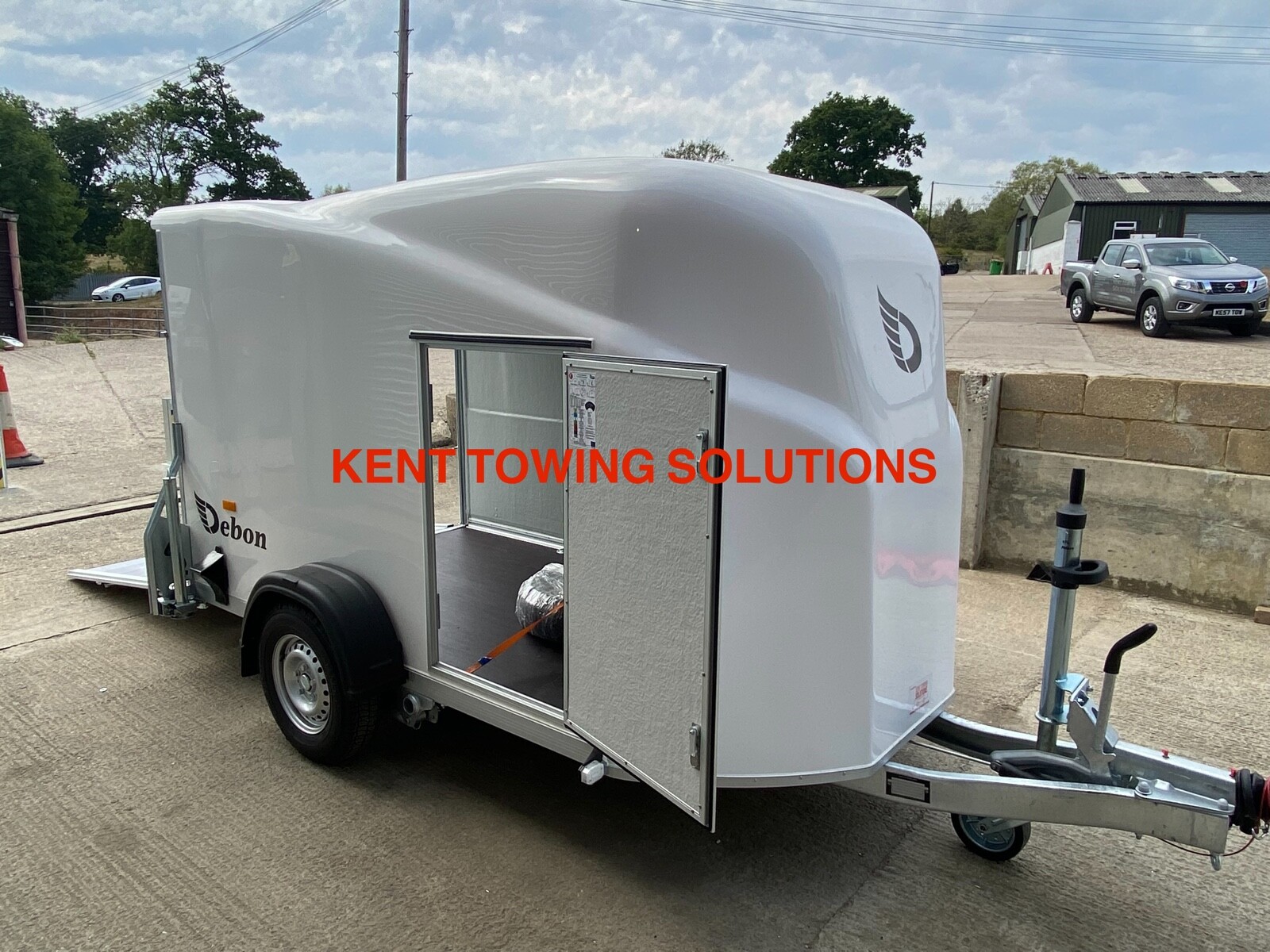 NEW Debon Cargo 1300 Tow Box Van Motorcycle Trailer 1300KG MGW INCL ...