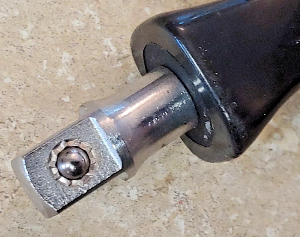 Snap-on FV40A 3/8" Drive STUBBY Socket Spinner Driver Handle Black Hard ...