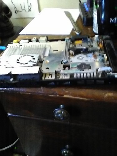 ps2 slim 70001 motherboard w/ heat shields - works -PULLED WHEN SOLD ...