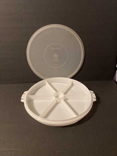 Vintage Tupperware Divided Serving Dish 405 with Tupper Seal lid 224 | eBay