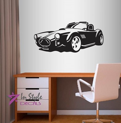 Vinyl Decal Retro Old Classic Car Vintage Collection Garage Wall ...