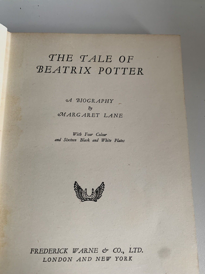 The Tale of Beatrix Potter, A Biography by Margaret Lane, 1st Edition ...
