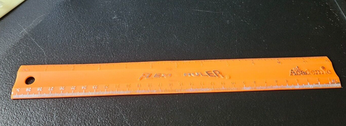 FLEXI RULER. ACADEMIC. VINTAGE ORANGE FLEXIBLE, 12 INCH | eBay