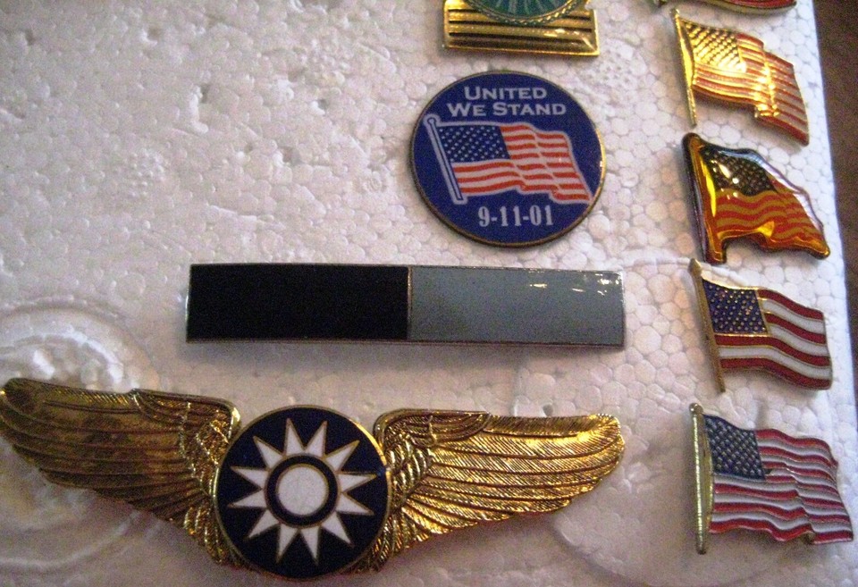 Vintage Collector Lapel Hat Pins Lot Of 68 Military,Health,Angels ...