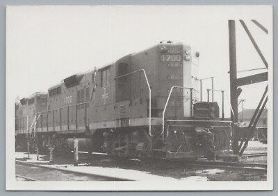 Railroad Photo - Boston & Maine #1700 GP9 Locomotive 1972 West Lebanon ...