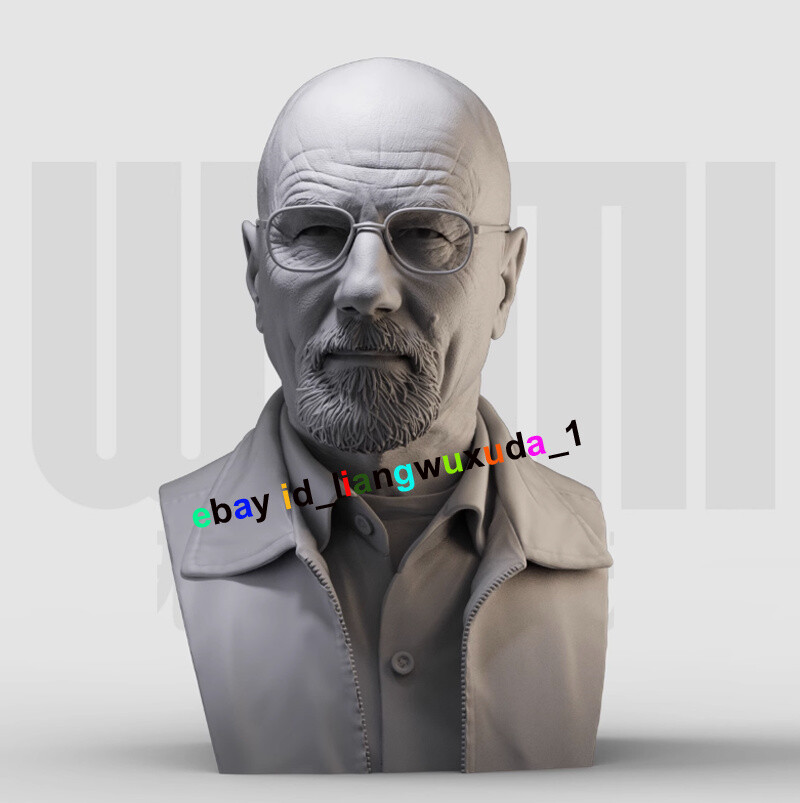 6pcs Men Bust Breaking Bad 3D Print Figure Model Kit Unpainted ...
