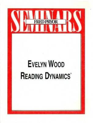 Evelyn Wood Reading Dynamics - Paperback By Evelyn Wood - GOOD 9781933328140| eBay