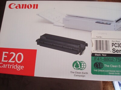 Canon E-20 Black Toner Cartridge for PC300/400/500 Series | eBay