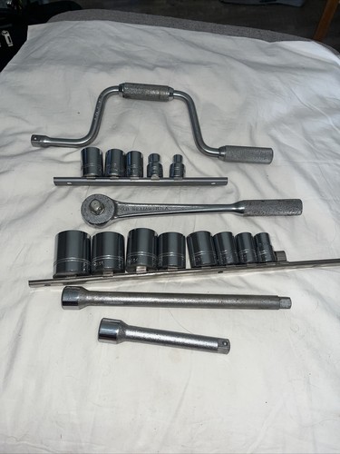 Vintage Williams 19 Pc 1/2 Dr Socket Set USA | eBay