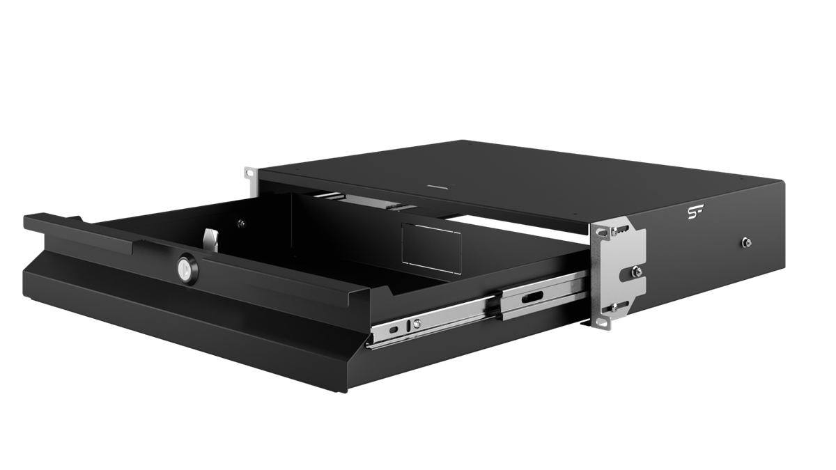 2u Rack Drawer Shallow NavePoint Rack Mount Drawer For 19-Inch Server ...