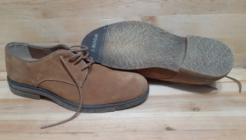 J KODA: Leonard Lace Up Oxford MEN'S SHOES Leather Tan US:10-105/EU44 ...