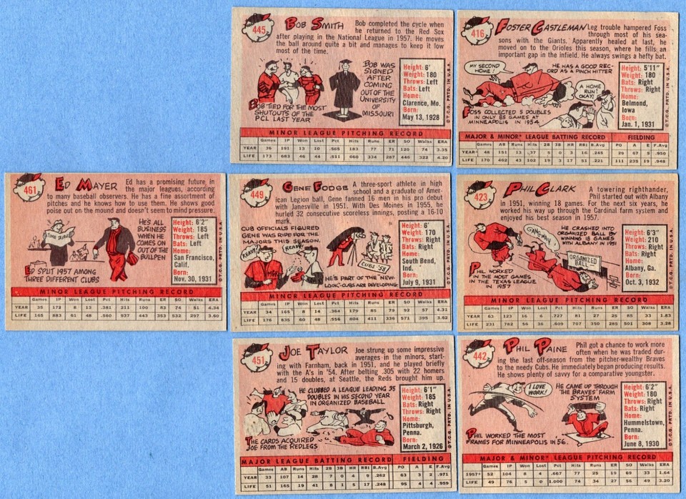 1958 Topps Baseball - 25 Card Lot - Bunning - 1958 Topps Baseball - 25 ...
