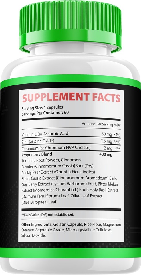 (5 Pack) Gluco Life 360 Capsules – GlucoLife 360 All Natural Glycogen ...