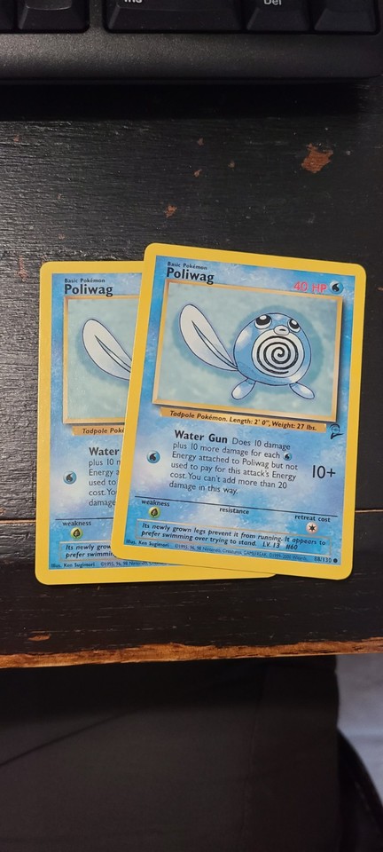 2 - Pokemon TCG - Poliwag 88/130 - Base Set 2 - Unlimited NM/M | eBay