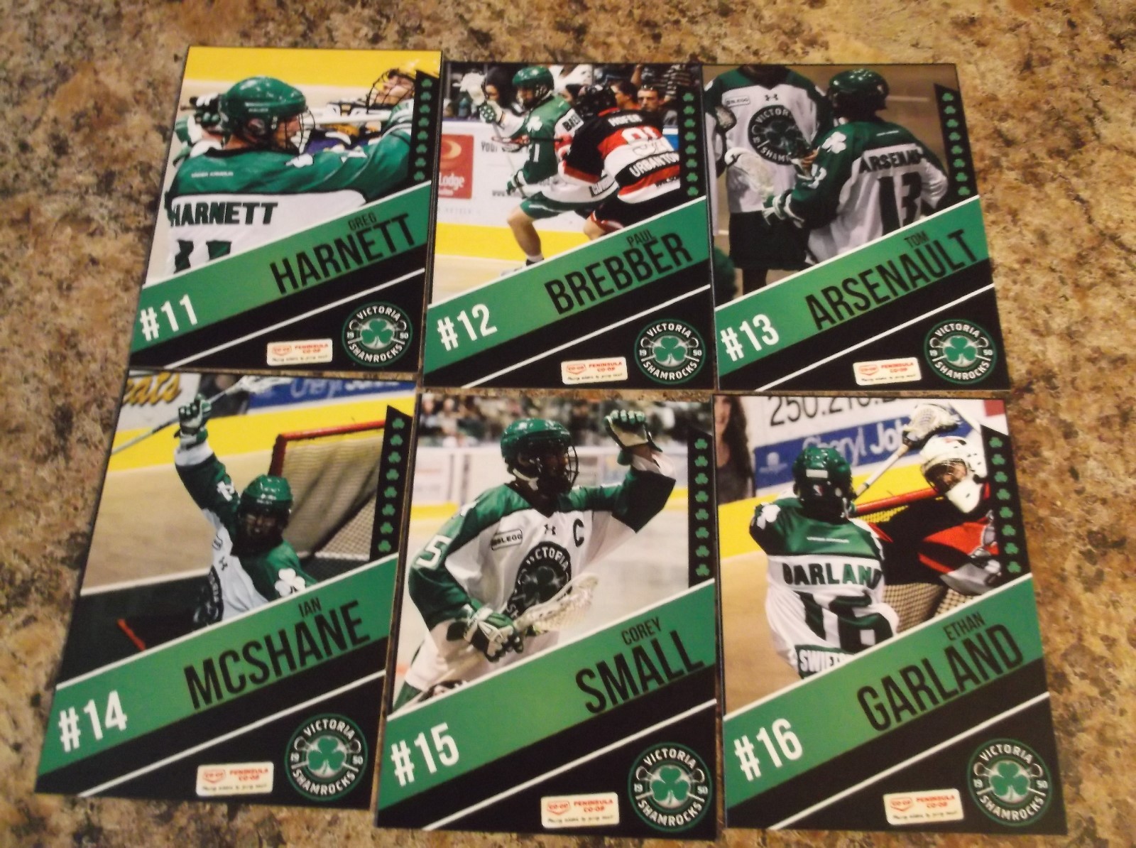 2016 TOM ARSENAULT VICTORIA SHAMROCKS WLA WESTERN LACROSSE ASSOCIATION ...