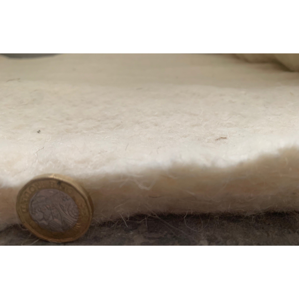 Wool Cotton Felt 27" Wide FR Upholstery Flock Filling Wadding Padding ...