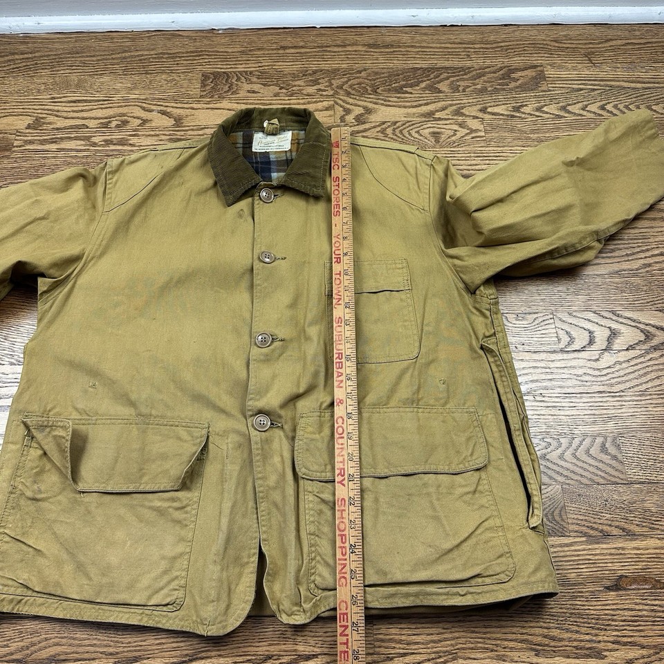 Vintage 50s Field Duck Hunting Gun Coat Jacket Shooting Sportsman Men’s ...