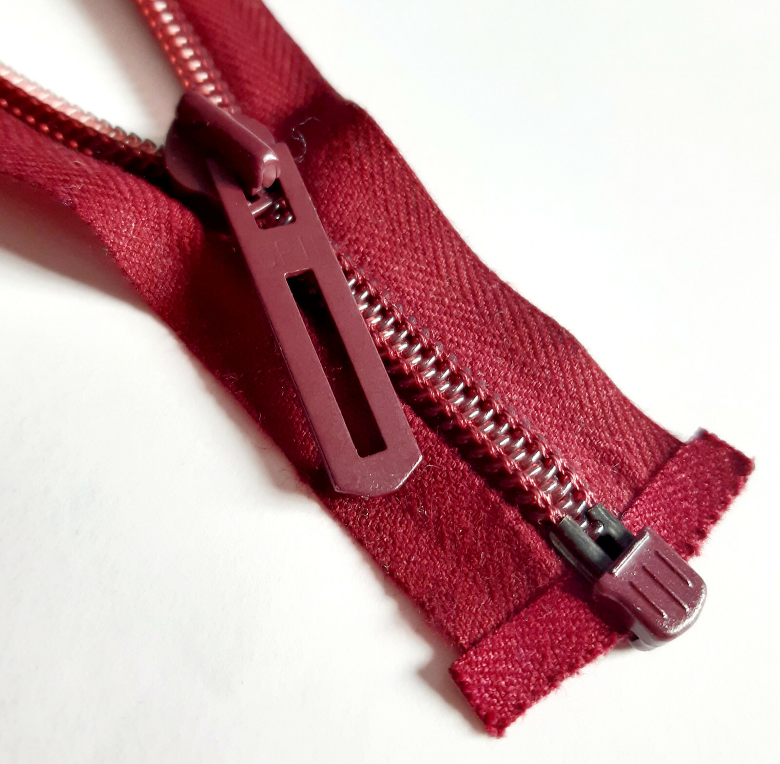 Zip Wine Red Divisible Nylon Size 5 OPTI Zip Zipper Cipzár Молния | eBay