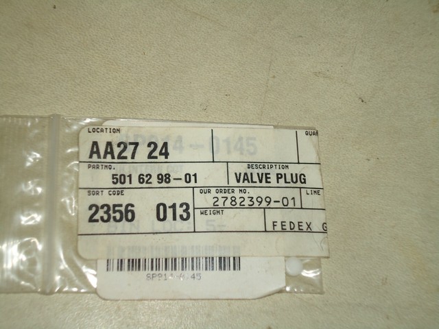 OEM Husqvarna Craftsman Valve Plug 501629801 for sale online | eBay