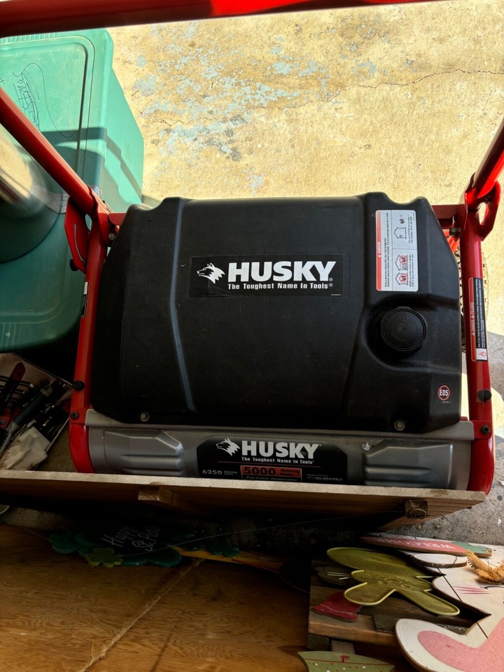 husky 5000 watt generator used | eBay