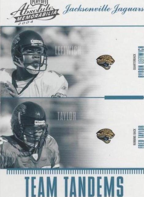 2004 Playoff Absolute Memorabilia - Team Tandems Fred Taylor, Byron ...