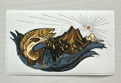 YETI Denver STORE Colorado TROUT Built FOR The WILD STICKER Decal HIKE ...