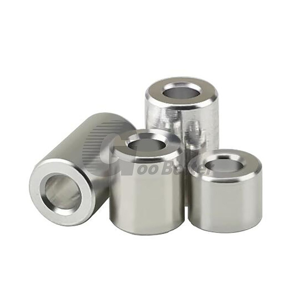 M8 Aluminum Alloy Spacers Standoff Round Unthreaded Bushing Sleeve ...