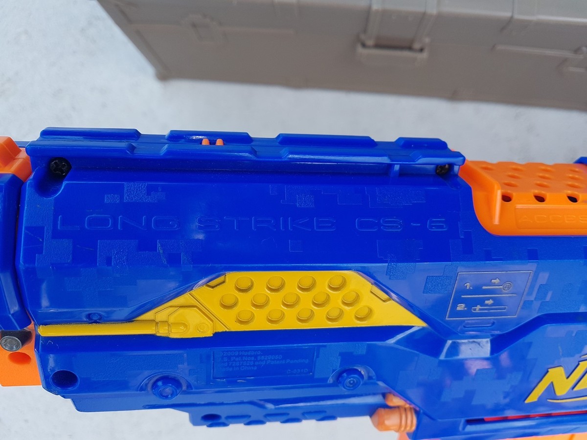 Nerf Nstrike Longstrike Cs6 Blaster Air Powered Rifle Ebay Long Strike