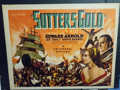 Title Card 1936 SUTTER'S GOLD Edward Arnold Binnie Barnes | eBay
