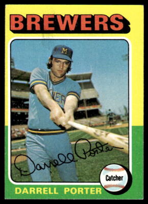 1975 Topps Darrell Porter #52 Milwaukee Brewers Baseball Card | eBay